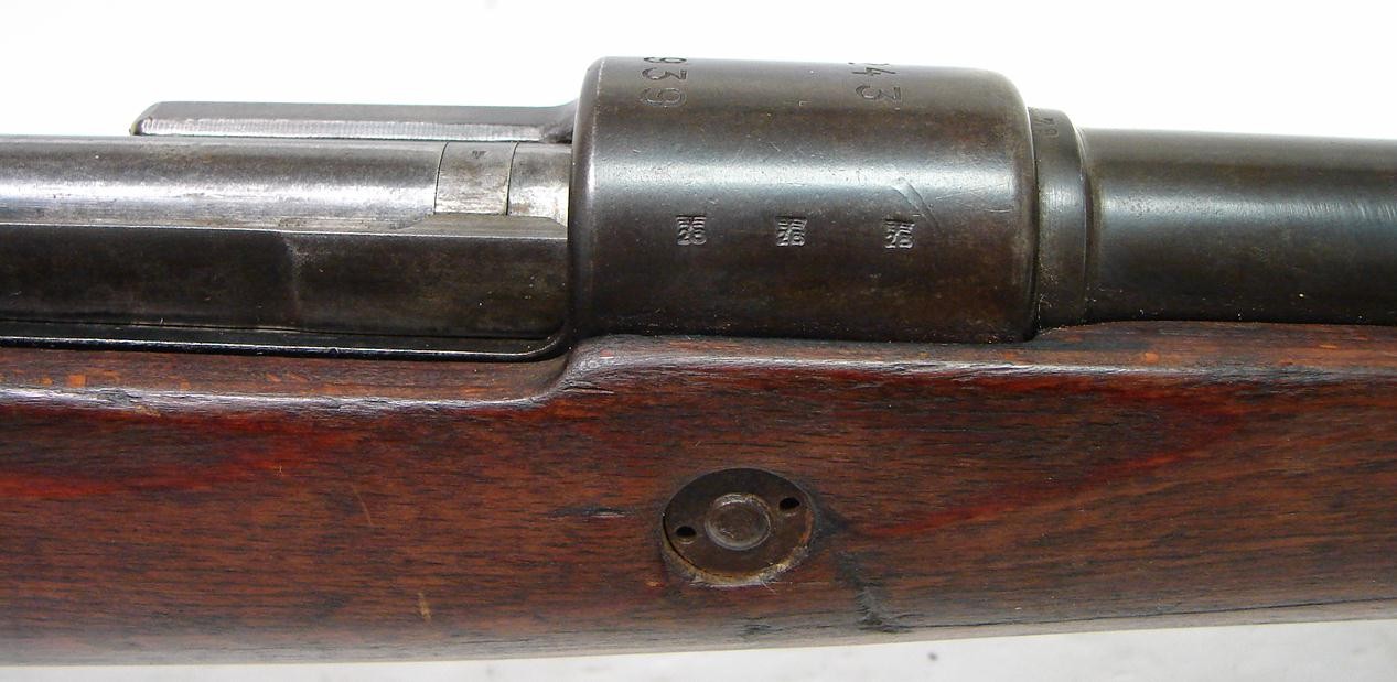 Mauser 98 8 MM Mauser caliber 243 Code Rifle. Produced in 1939 at ...