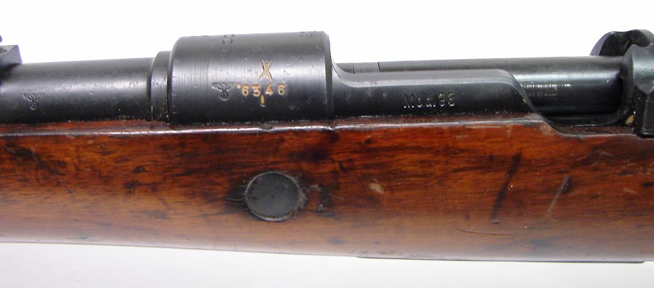 Gustloff-Werke 98 8mm Mauser caliber bcd code rifle. Produced in 1942 ...