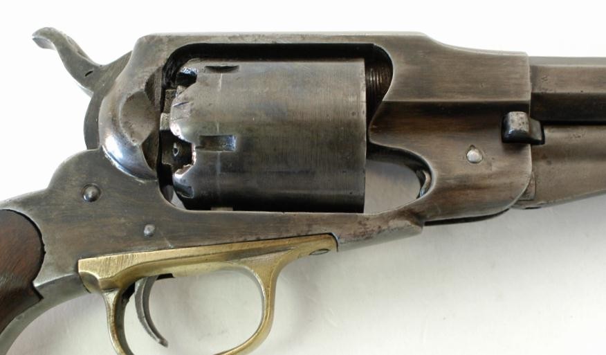 Remington 1858 New Model .44 caliber revolver. (Hammer spur repaired ...