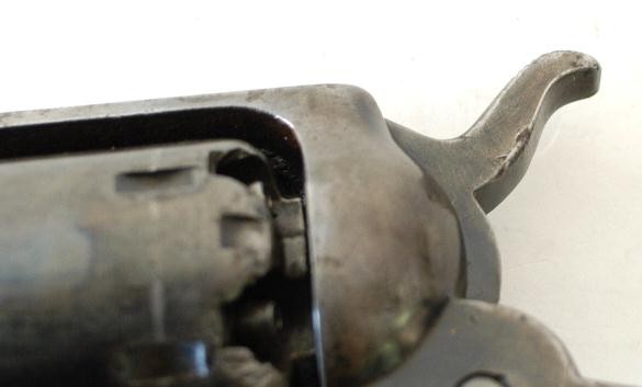 Remington 1858 New Model .44 caliber revolver. (Hammer spur repaired ...