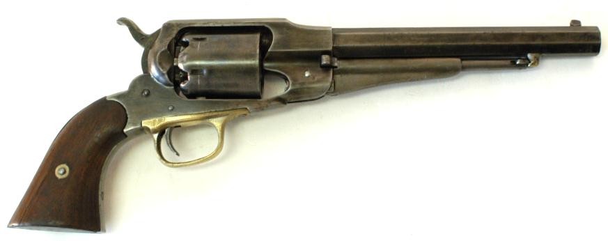 Remington 1858 New Model .44 caliber revolver. (Hammer spur repaired ...