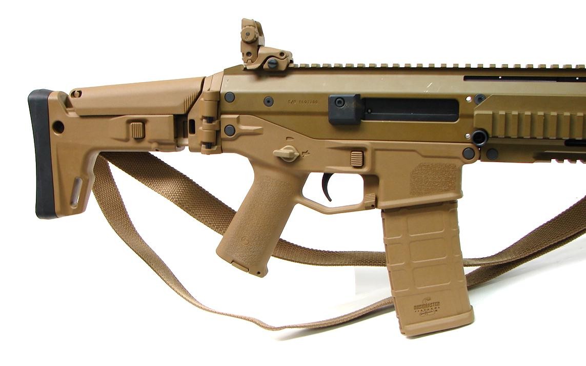 Bushmaster BACR 5.56 Nato caliber rifle. Dark Earth Model in like new ...
