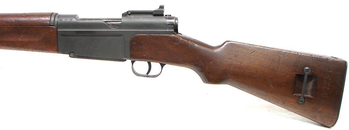 MAS 1936 7.5 French caliber rifle. Pre-WW II production. The butt stock ...