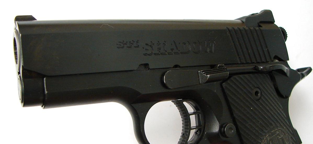 STI International Shadow .45 ACP caliber pistol. 3" subcompact with ...