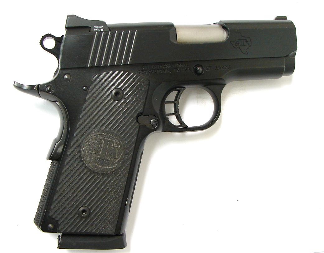 STI International Shadow .45 ACP caliber pistol. 3" subcompact with ...