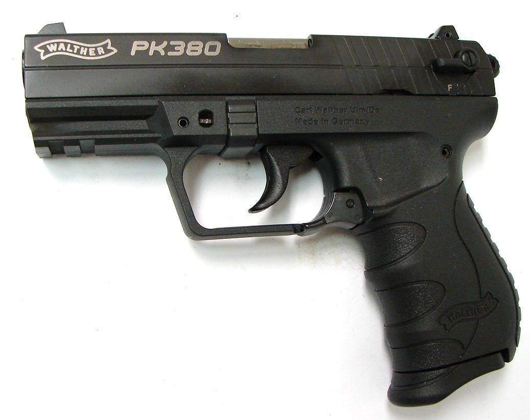 Walther PK380 .380 Auto caliber pistol. Polymer frame compact pistol ...