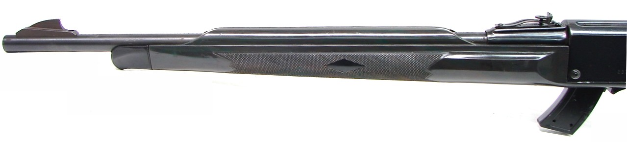 Remington Apache 77 .22 LR caliber rifle. Clip fed semi-automatic nylon ...