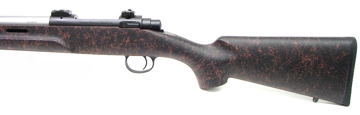 Cooper Arms 22 .22-250 Rem caliber rifle. "Phoenix" single shot target ...