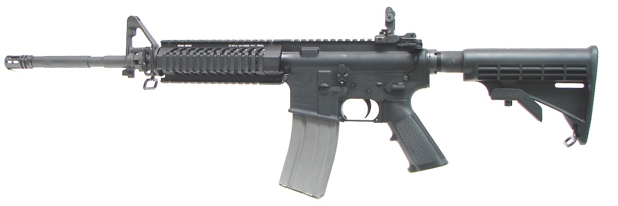 Stag Arms STAG-15 5.56 MM rifle. Stag Model 2T with 6 position stock ...