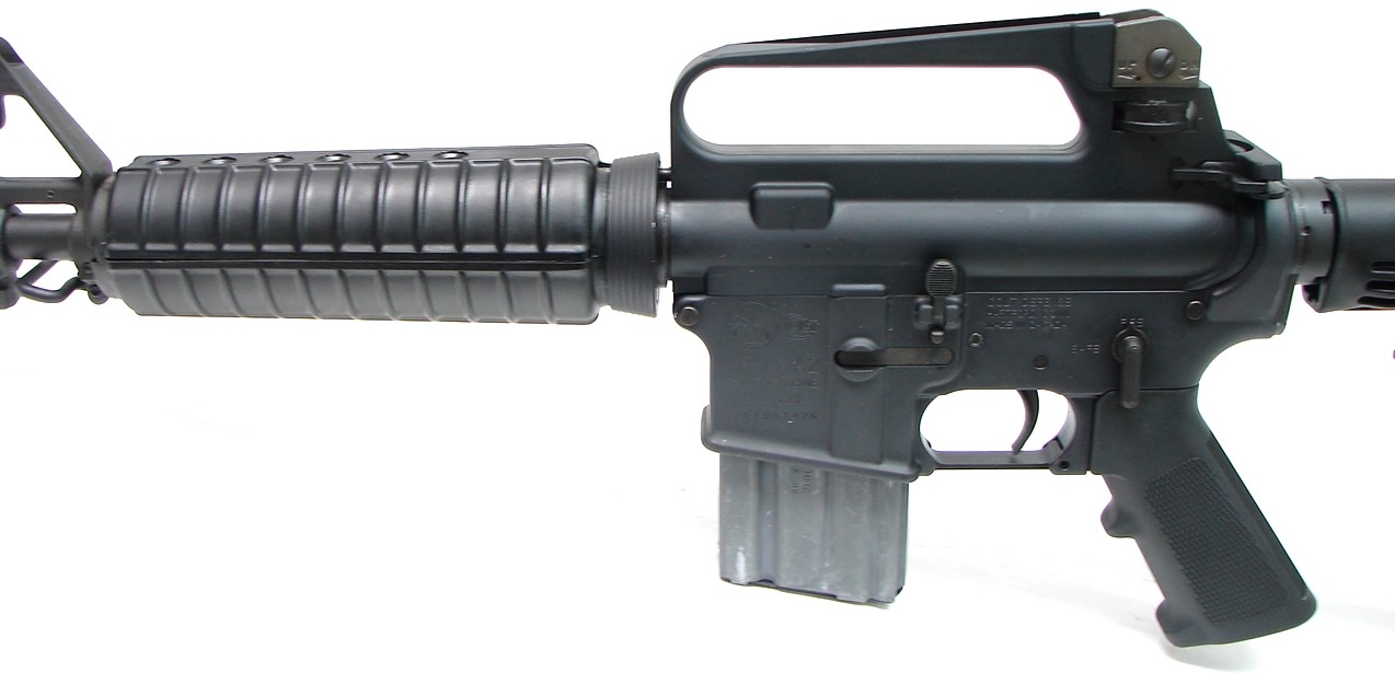 Colt AR 15 A2 Government Carbine .223 caliber rifle. A rare variation ...