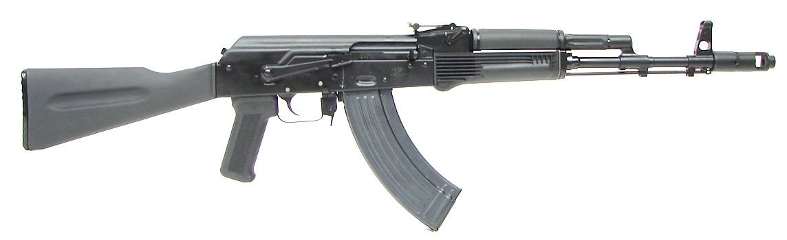 Legion Saiga 7.62 X 39 caliber rifle. Krebs Custom AK-103 black colored ...