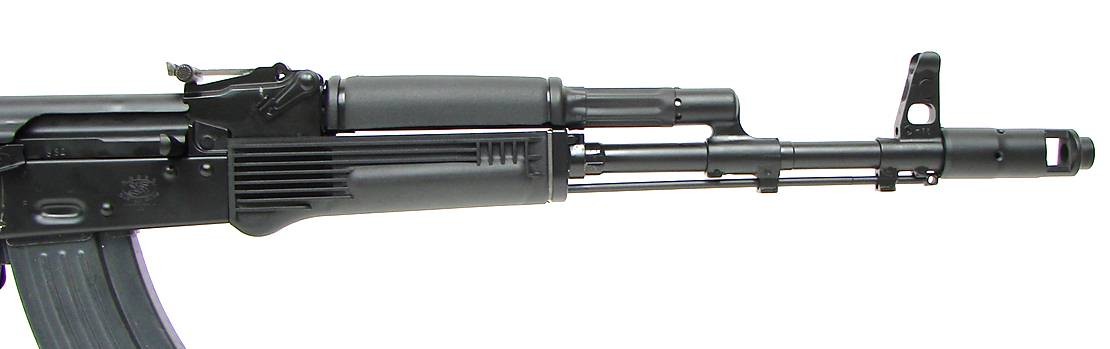 Legion Saiga 7.62 X 39 caliber rifle. Krebs Custom AK-103 black colored ...