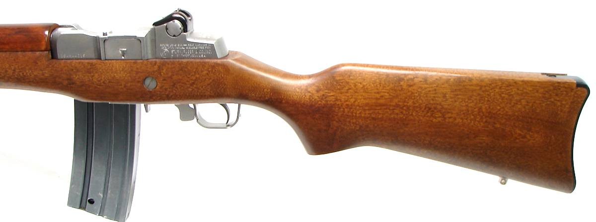 Ruger Mini-14 .223 Rem caliber rifle. Stainless steel GB model with ...