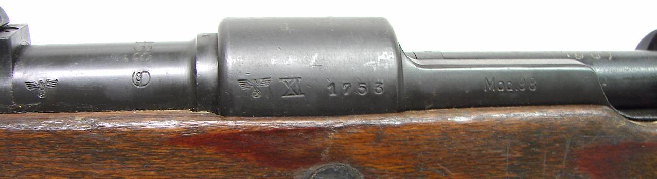 Mauser 98 8x57 Mauser caliber rifle. About 1940-41 production. Blank ...