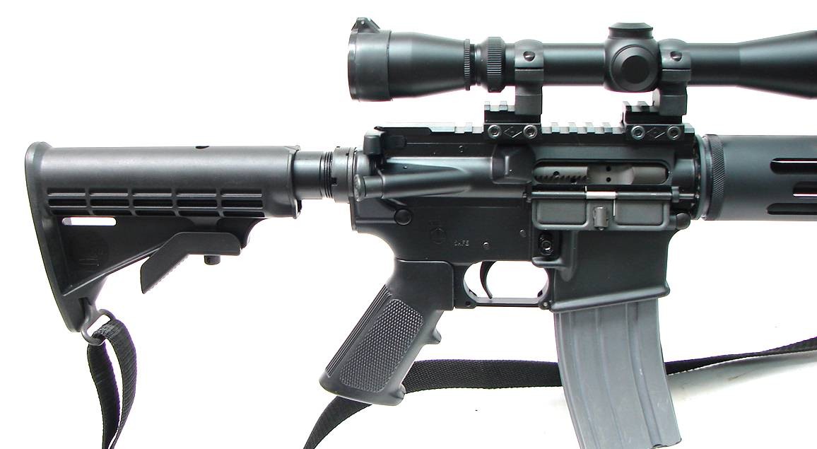 Bushmaster XM15-E2S .223 Rem caliber rifle.. Predator model with fluted ...