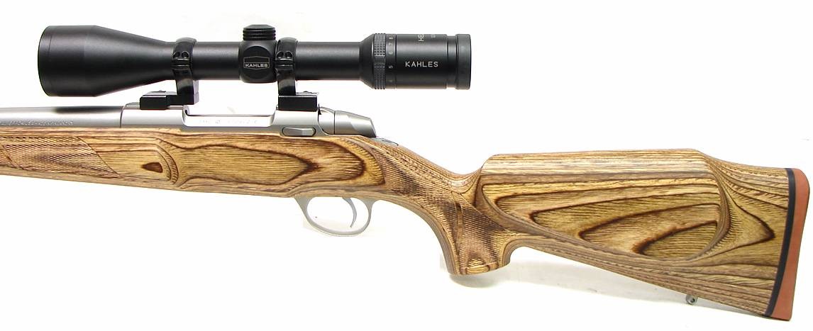 Sako III 6PPC caliber rifle. Stainless steel heavy barrel target model ...