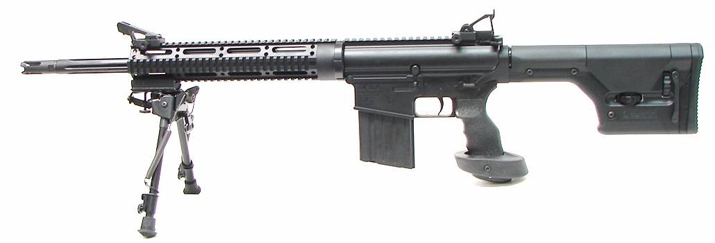 DPMS LR-308 .308 Win caliber rifle. SASS model with free float quad ...