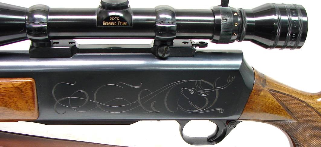 Browning BAR .30-06 caliber rifle. Belgian made Grade II rifle with Redfield 2x7 scope and ...