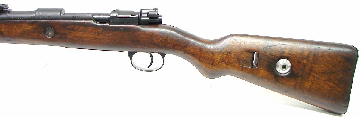 Mauser 98 8mm Mauser caliber rifle. 42 code Mauser-Werke 1942 ...