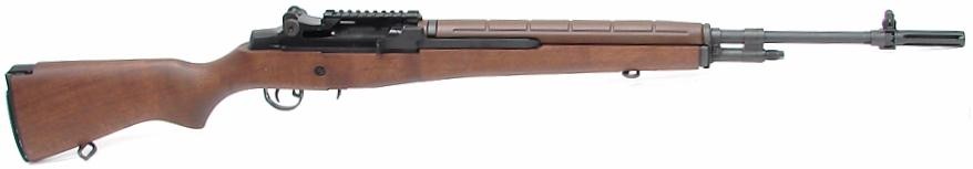 Springfield M1A National Match .308 Win caliber rifle. Loaded model ...