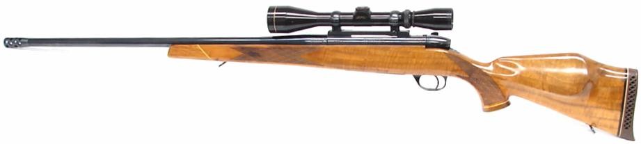 Weatherby Mark V .378 Wby Magnum caliber rifle. Special deluxe model ...