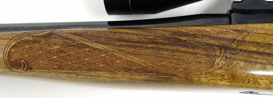 Interarms Mark X .35 Whelen caliber rifle. Beautiful custom sporter by ...