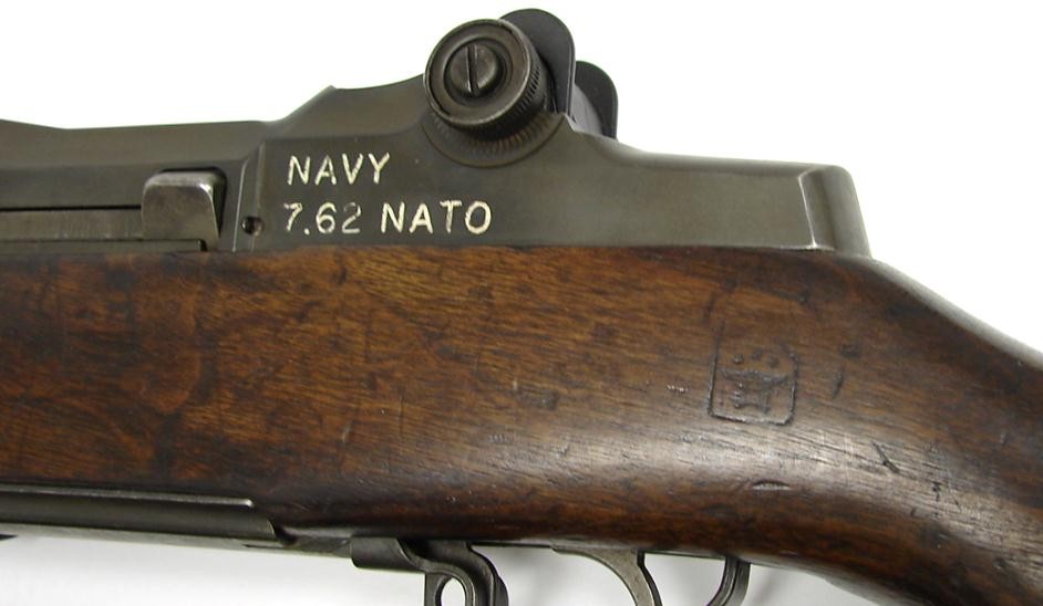 eld M1 Garand .308 Win caliber rifle. U.S. Navy issue gun converted to ...