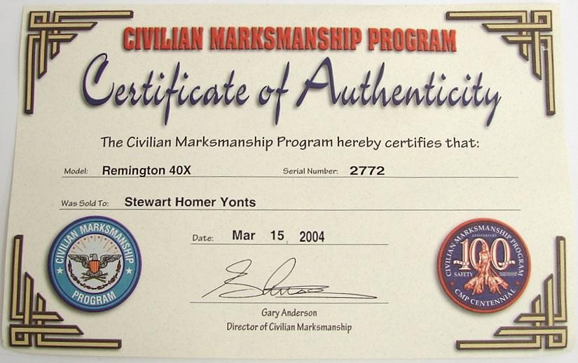 Remington Model 40-X .22 LR caliber rifle. U.S. marked CMP gun with box ...