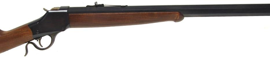Ballard 1885 High Wall .405 WCF caliber rifle. Modern made custom grade rifle with 30 heavy ...