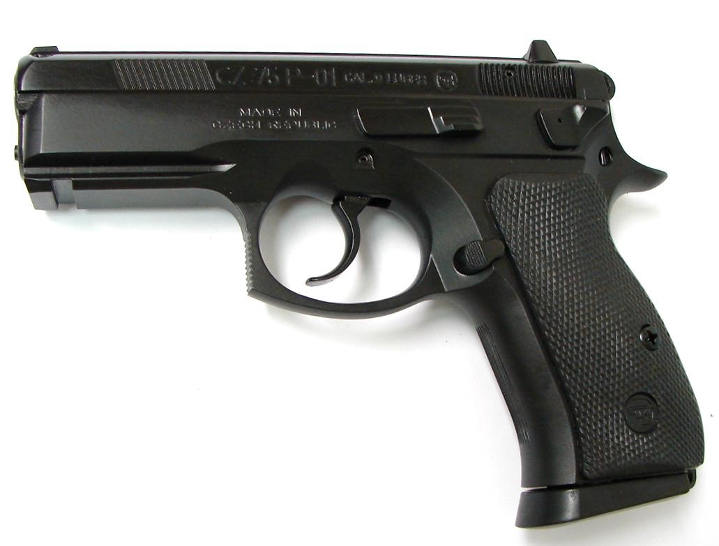 CZ 75 P-01 9MM Luger caliber pistol. CZ 75 P-01 9MM model with box ...