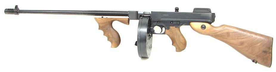 Auto Ordnance Model 1927-A-1 .45 ACP caliber rifle with 20 finned ...