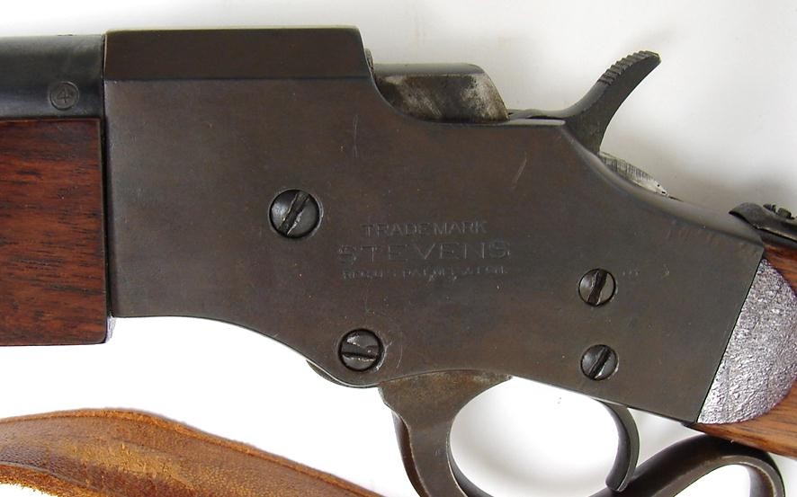 Stevens Ideal #44 .22 LR caliber rifle with tang sight. Very good plus ...