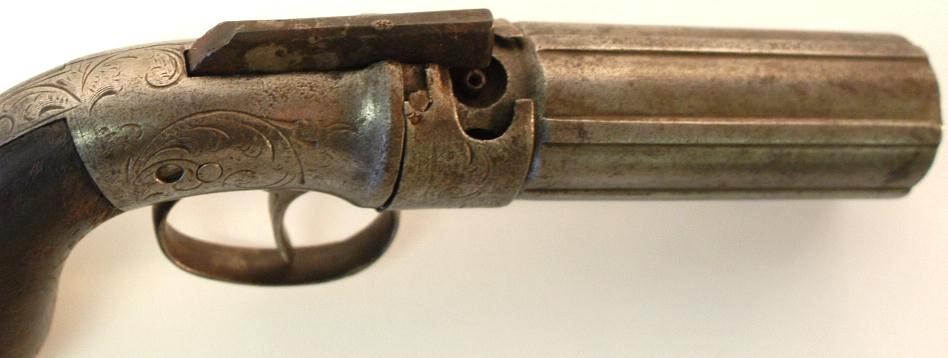 Marston & Knox pepperbox. New York. (ah1252) - Collectors Firearms