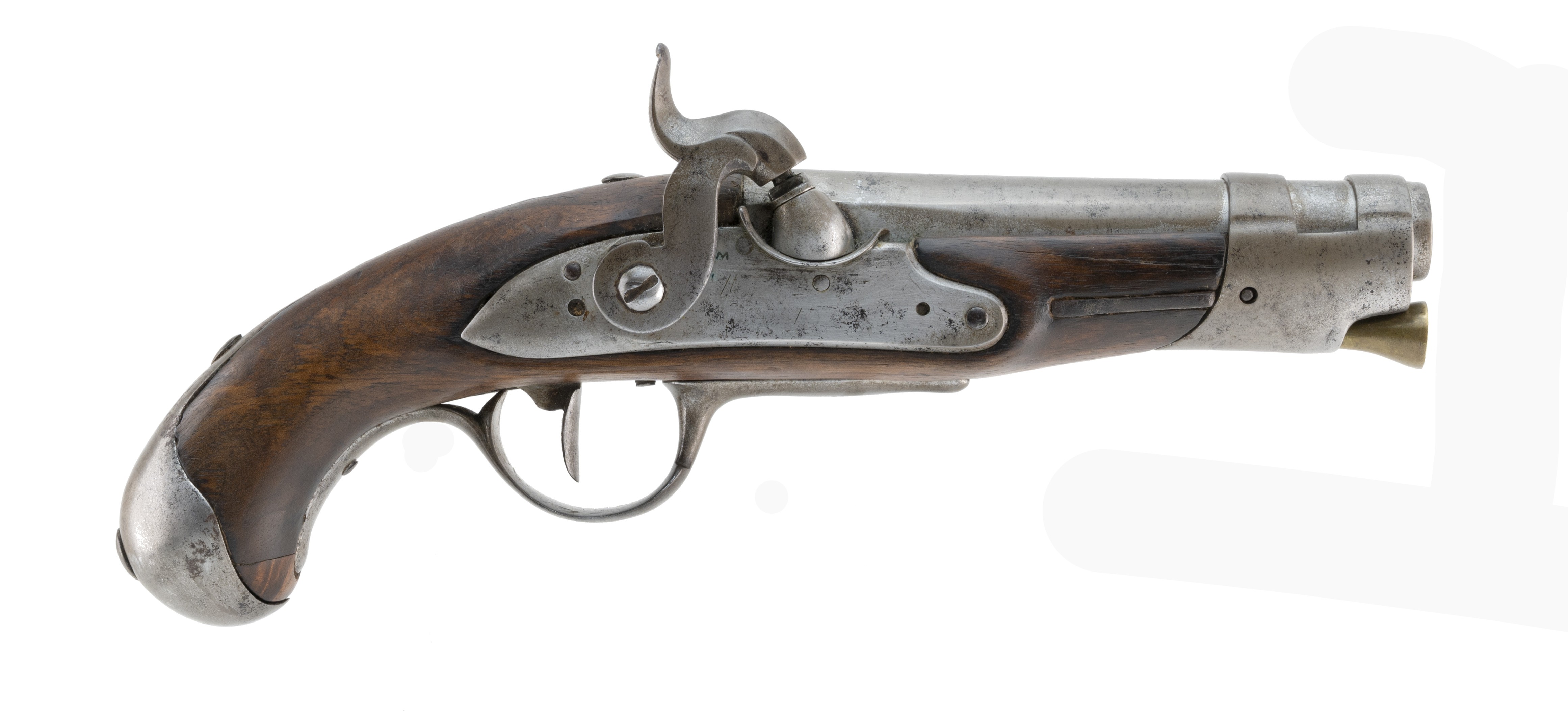French 1777 Gendermerie Percussion pistol for sale.