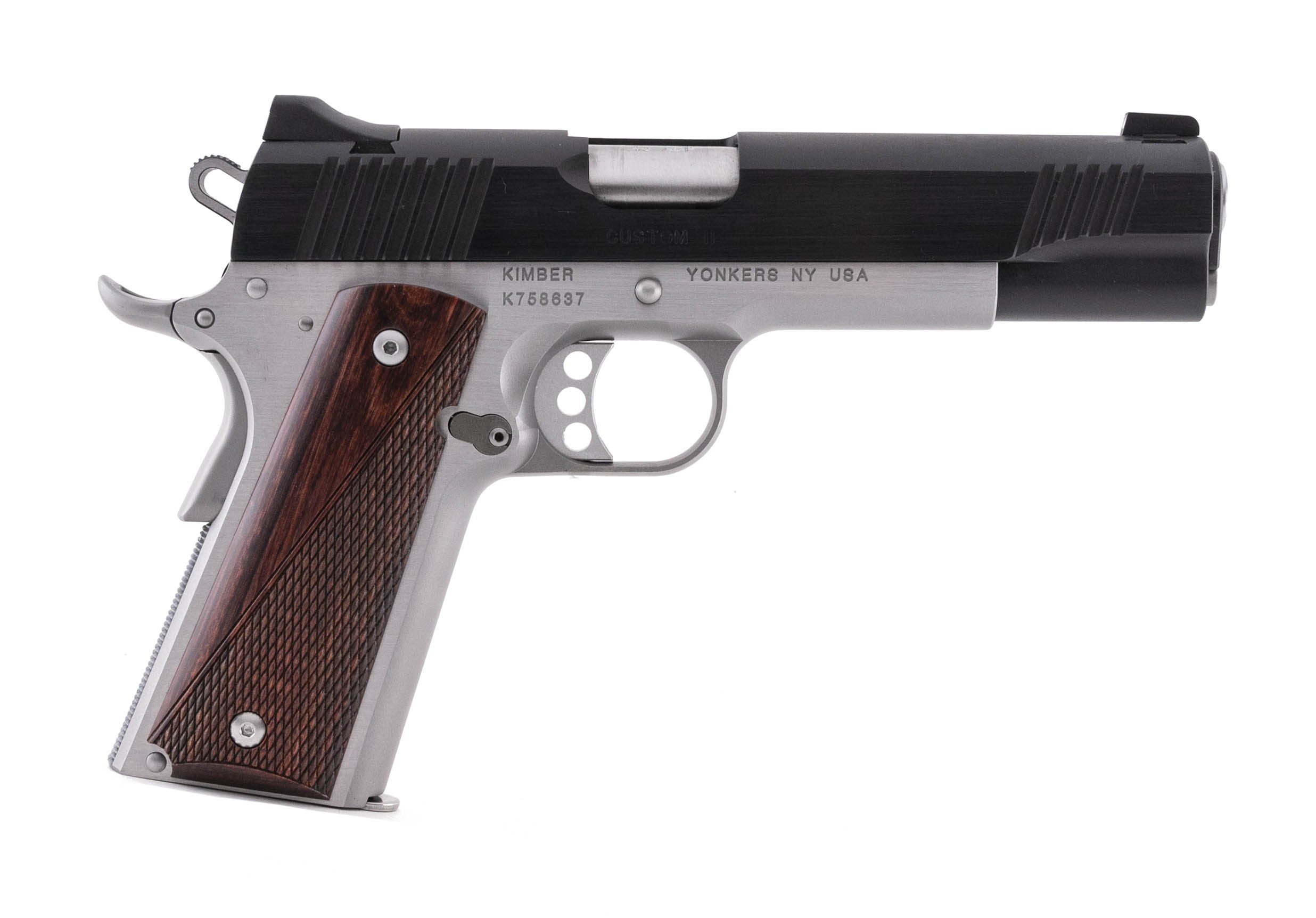 Kimber Custom II .45 ACP caliber pistol for sale.