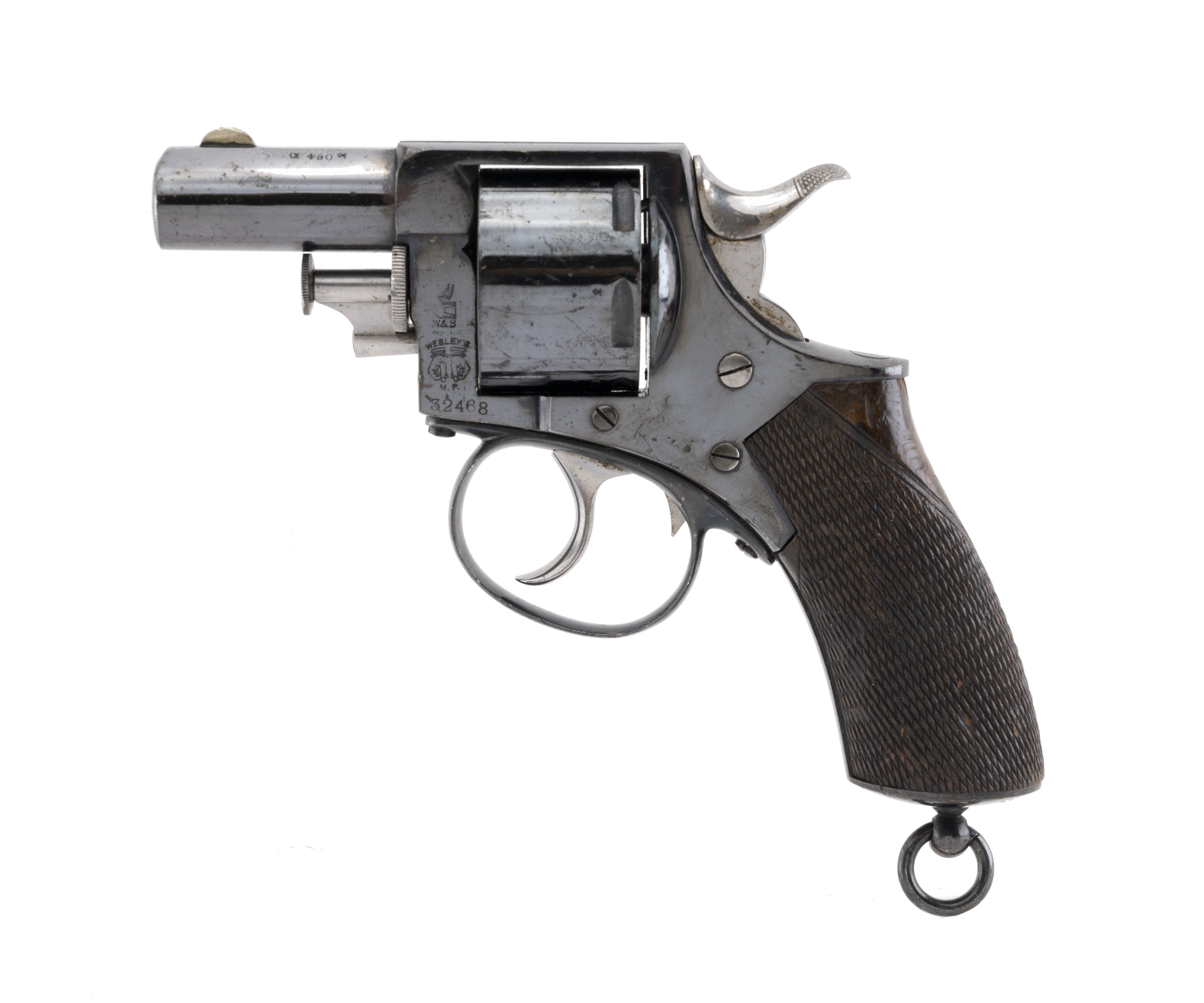 Webley MP .450 caliber revolver for sale.