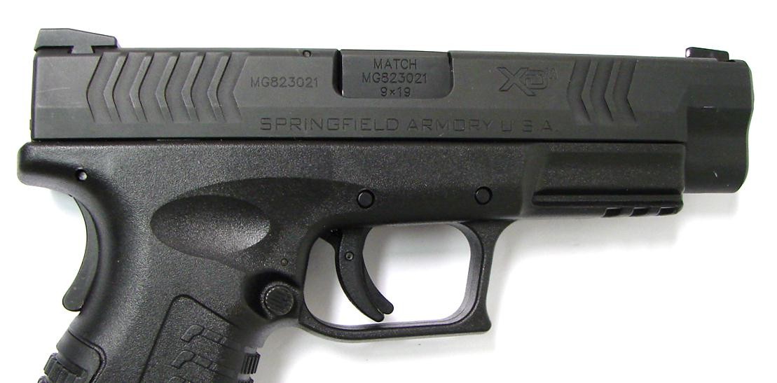 Springfield XDM 9 MM caliber pistol. 4.5" model in excellent condition ...
