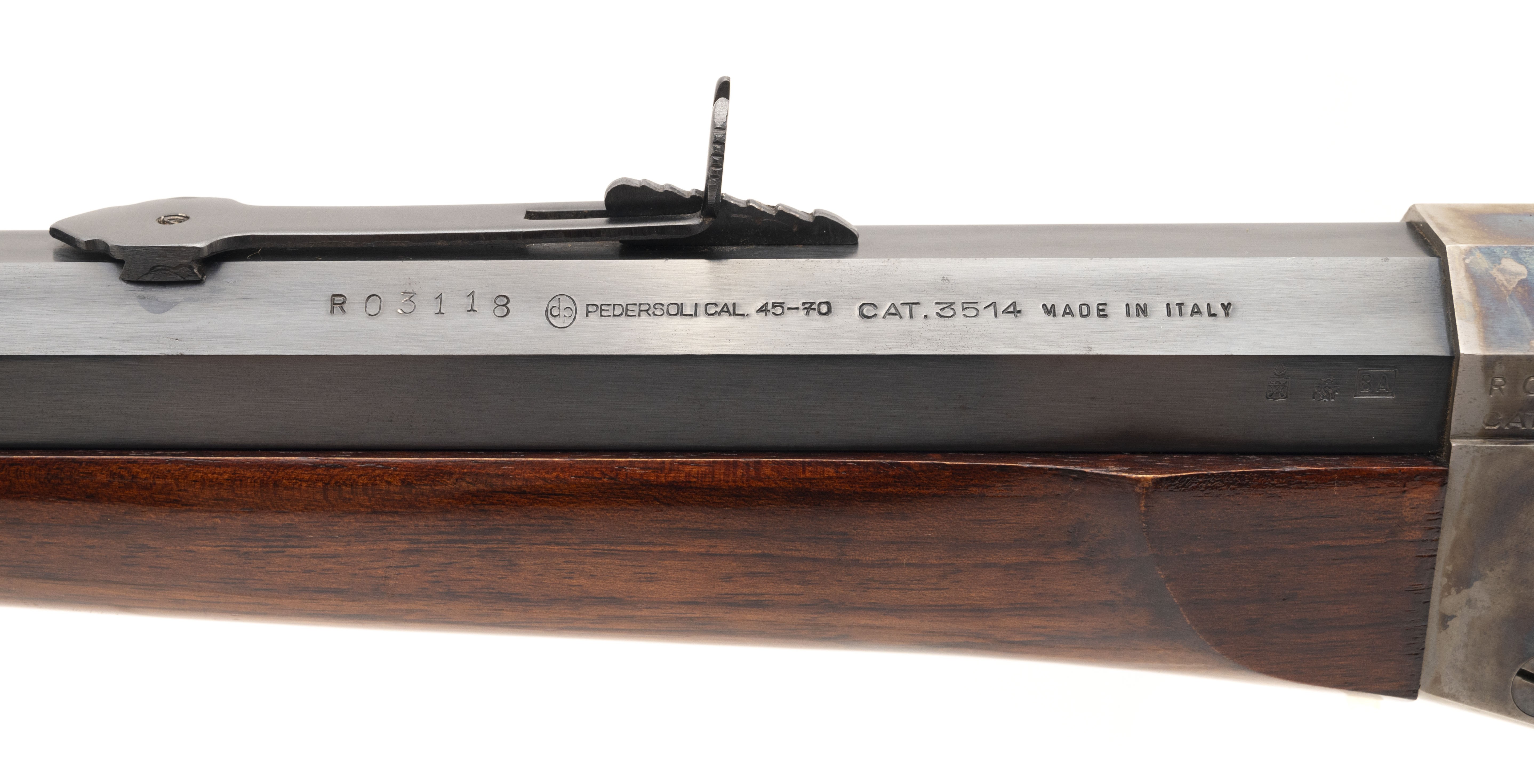 Pedersoli Rolling Block Rifle 45-70 (R29737) - Collectors Firearms