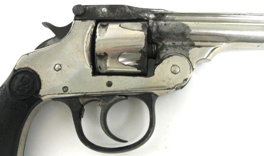 Iver Johnson D.A. .32 caliber revolver with old holster. (ah1460 ...