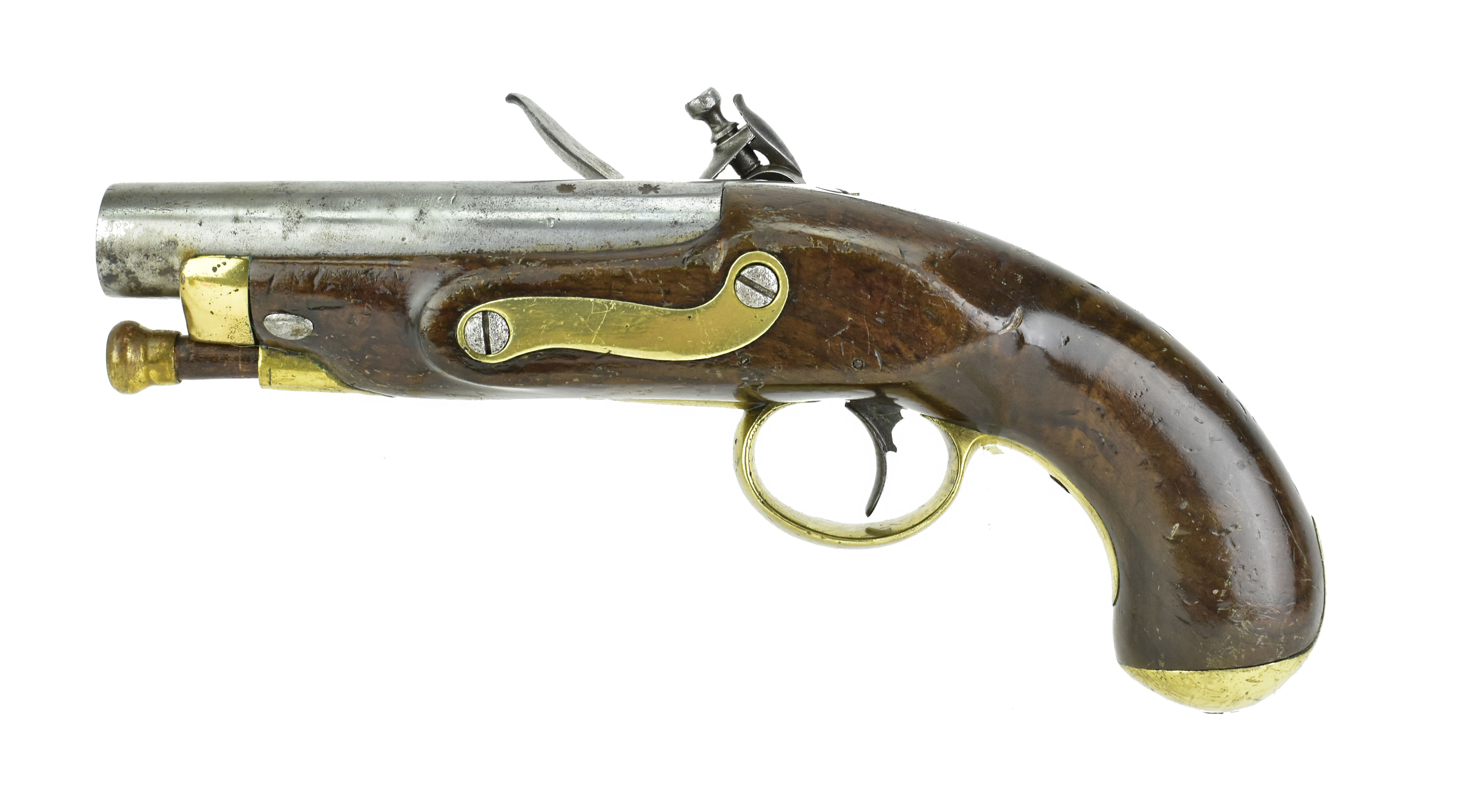 Scottish Flintlock Pistol by J. Thomson (AH5544) - Collectors Firearms