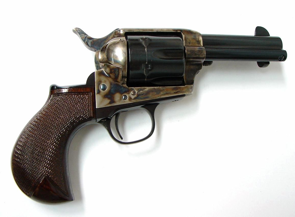 Uberti Thunderer .45 LC caliber revolver. 3 1/2" snub with birds head ...