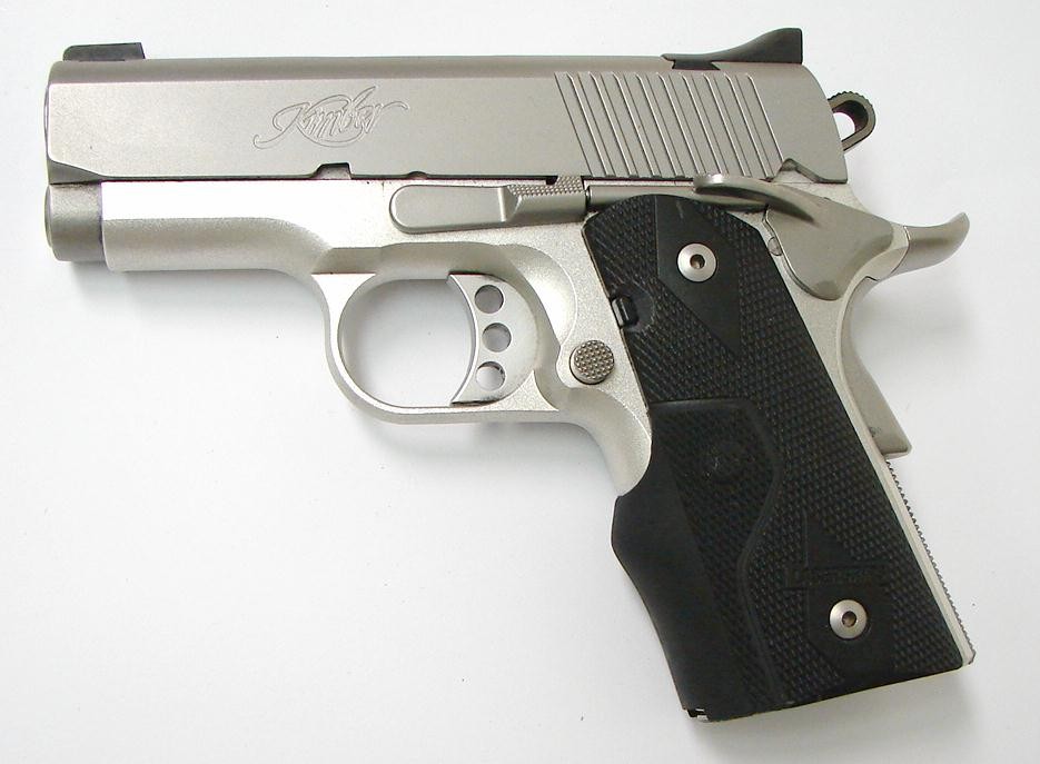 Kimber Stainless Ultra Carry .45 ACP caliber pistol. 3" subcompact in ...