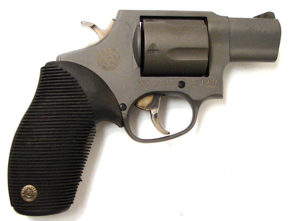 Taurus Titanium .45 Colt caliber pistol. Lightweight big bore snubnose ...