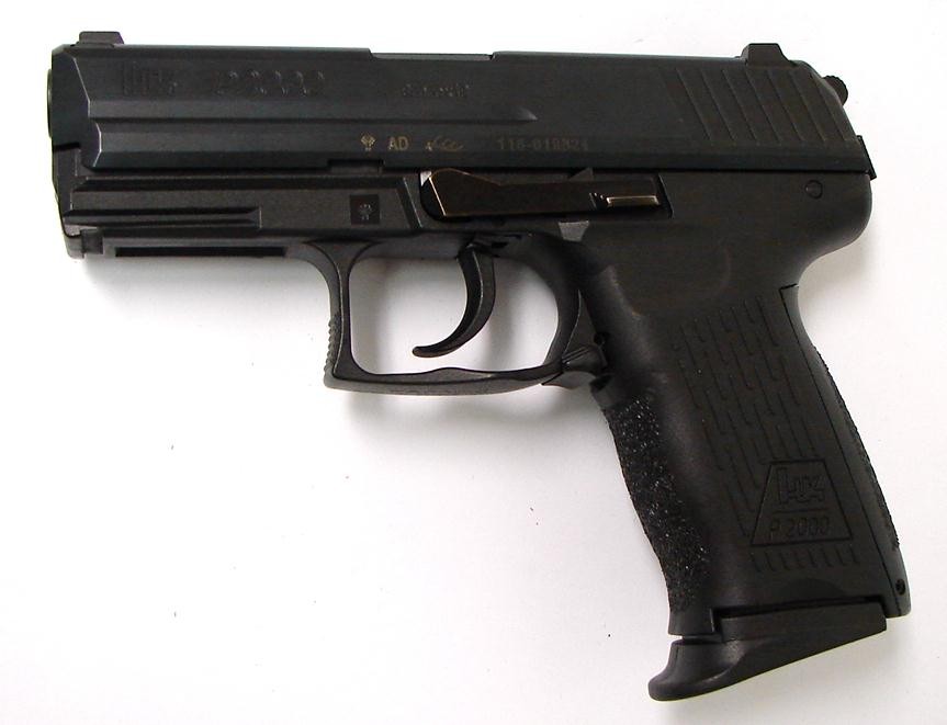 Heckler & Koch P2000 9 MM PARA caliber revolver. Full size model with night sights. Excellent ...