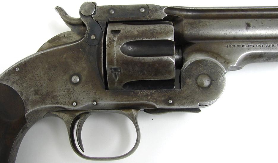 Smith & Wesson 2nd Model Schofield revolver with good cartouche. Barrel ...
