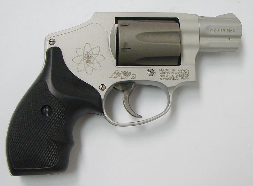 Smith & Wesson 332 .32 H&R Mag caliber revolver. Scarce Airlite Ti ...