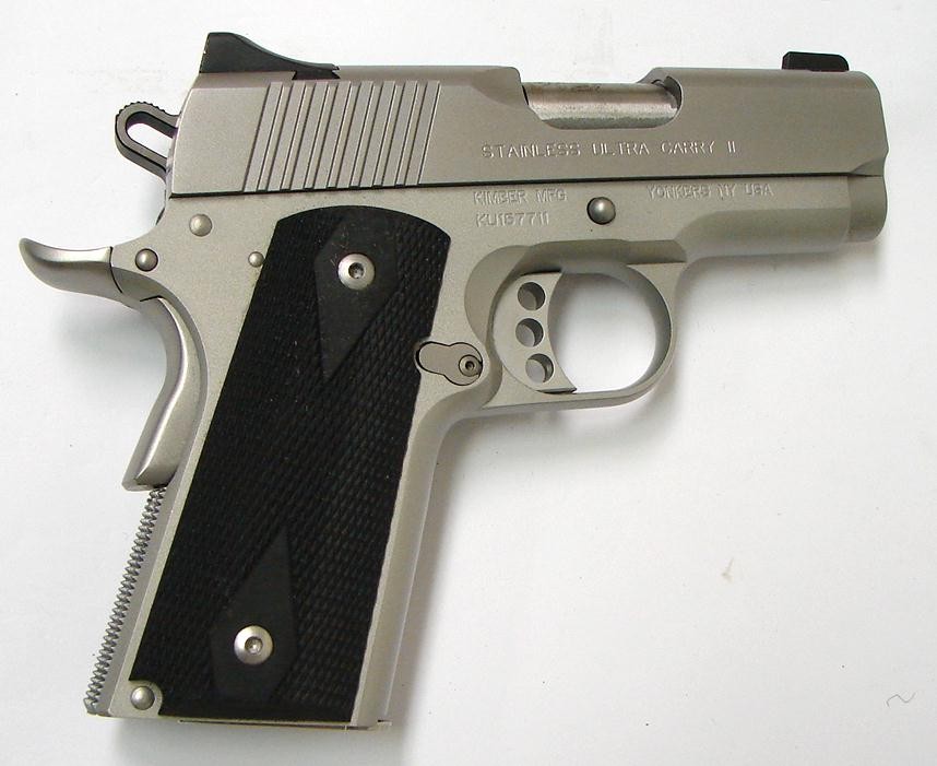 Kimber SS Ultra Carry II .45 ACP caliber pistol. 3" Sub-compact with ...