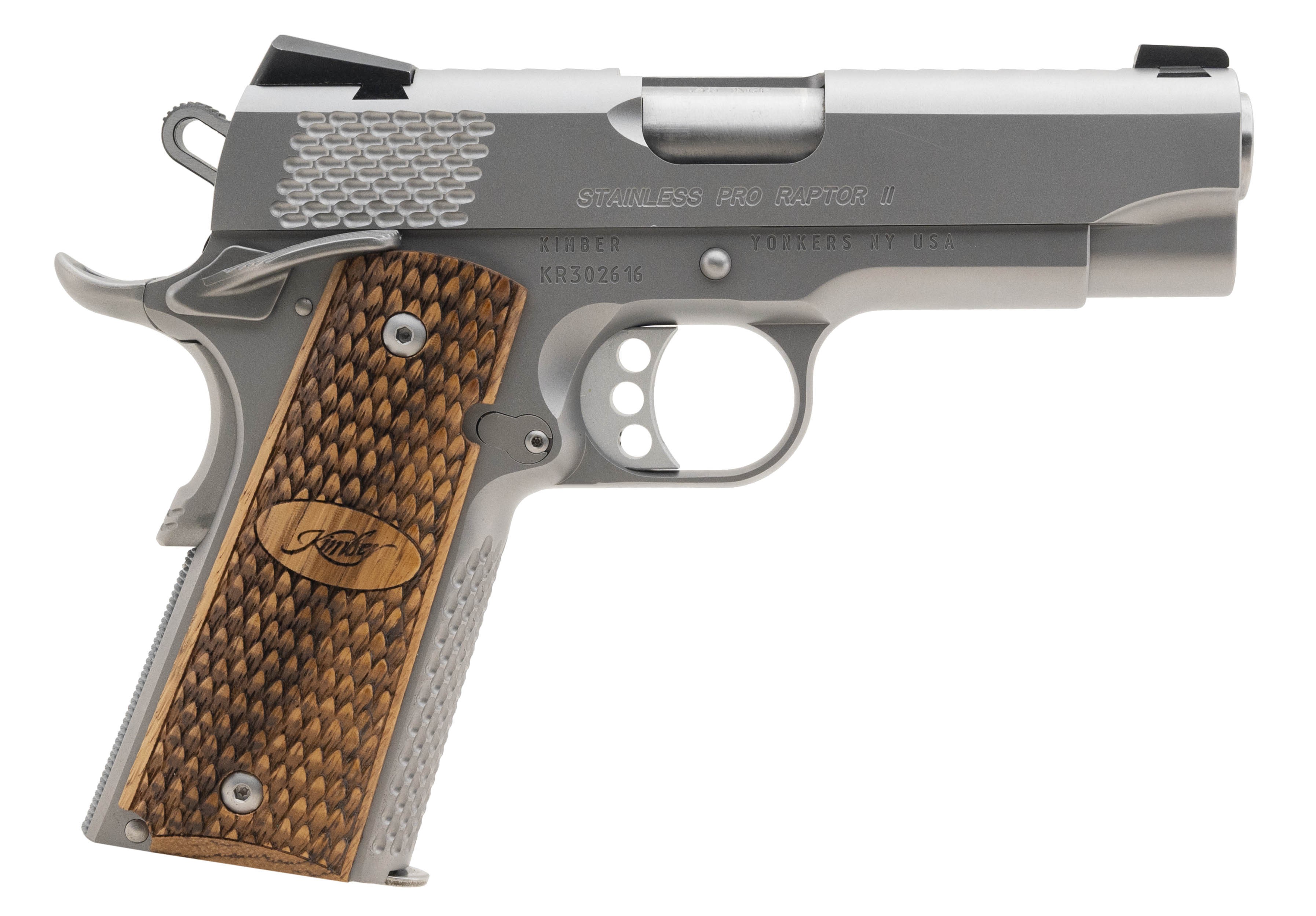 Kimber Stainless Pro Raptor II .45ACP (PR60793) - Collector’s Firearms