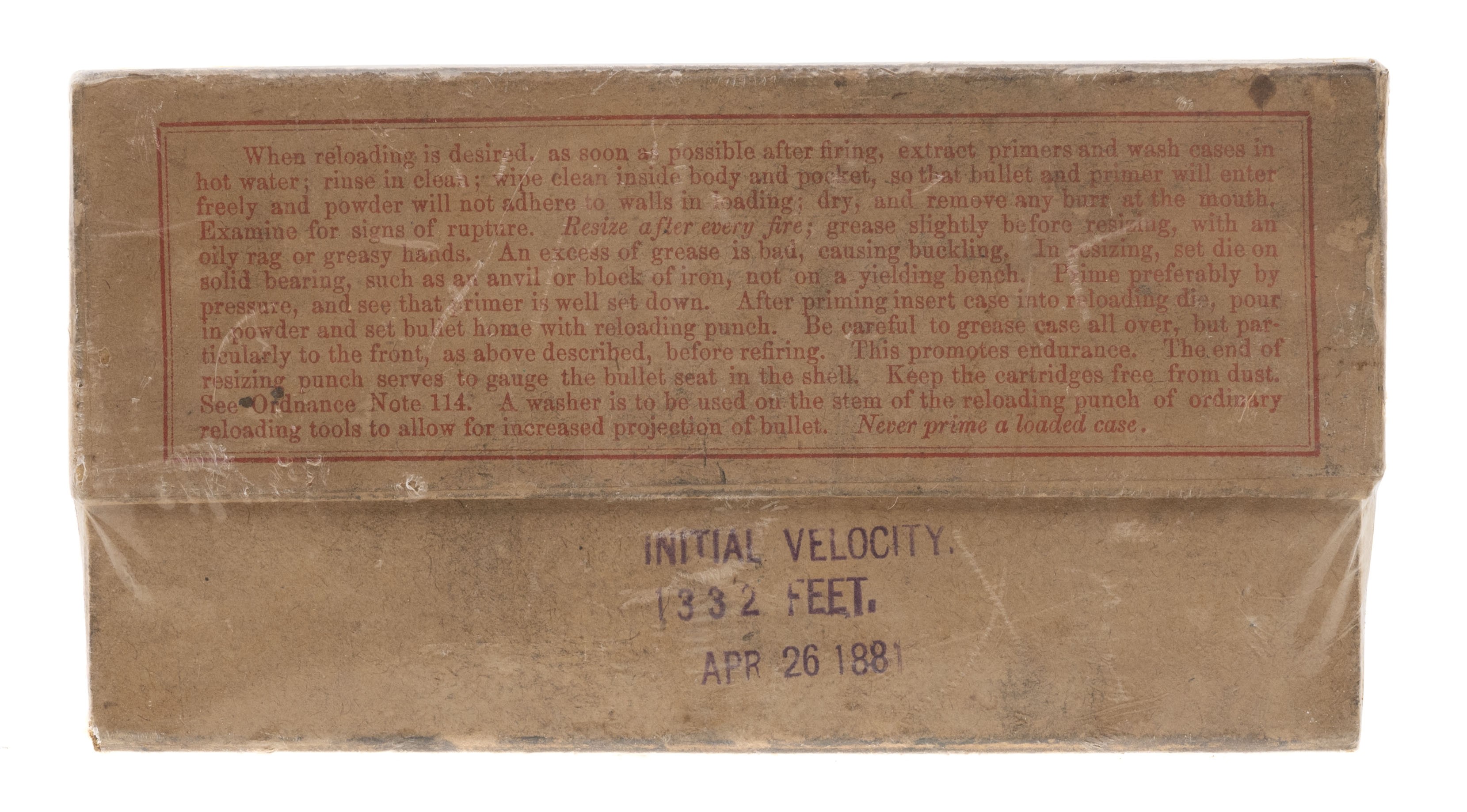 45-80 Long Chambered Springfield Rifle Ammo (AM538) - Collectors Firearms