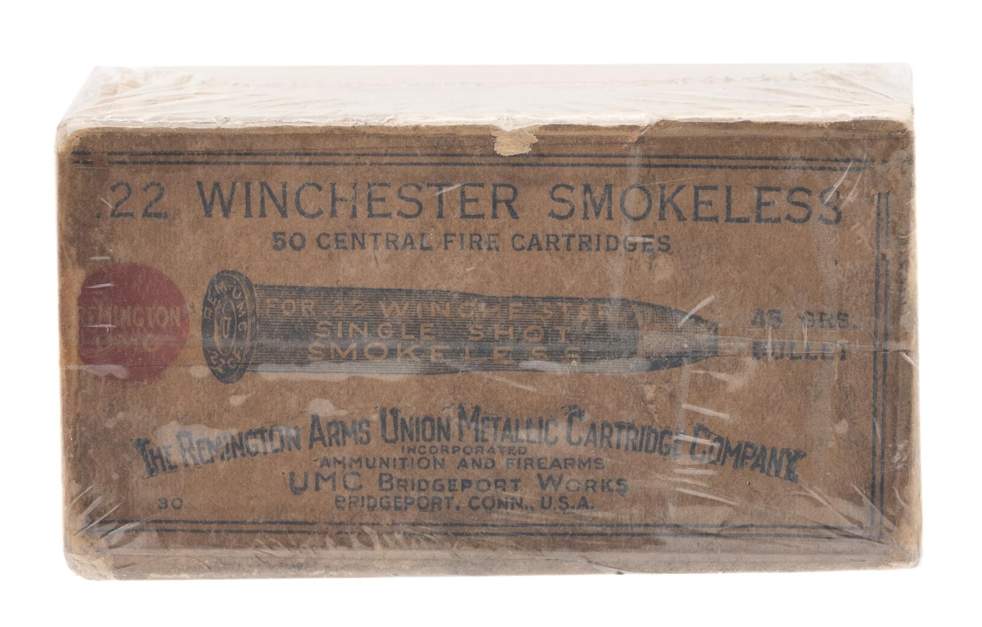.22 Winchester Single Shot Rifle Cartridges (AM1090) - Collectors Firearms